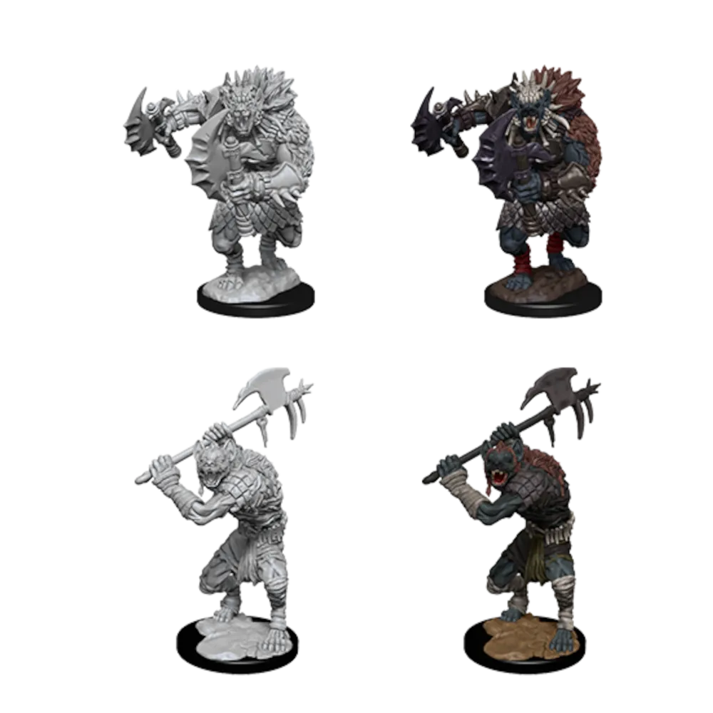 Over the Brick – D&D Nolzur's Marvelous Unpainted Miniatures: Gnolls (2)