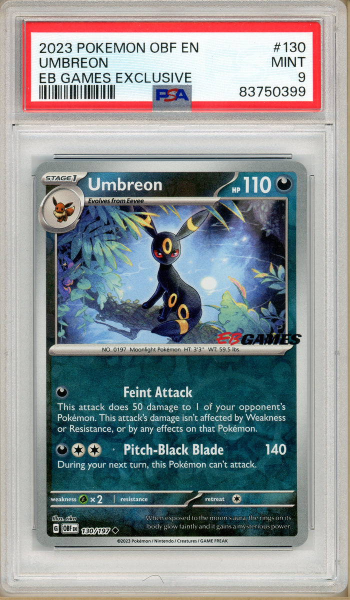 Over the Brick – Pokémon - Umbreon, Obsidian Flames Reverse Holo EB ...