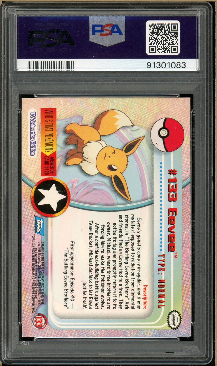 Over the Brick – Pokémon - Eevee Topps Pokemon TV Animation Series 3 ...
