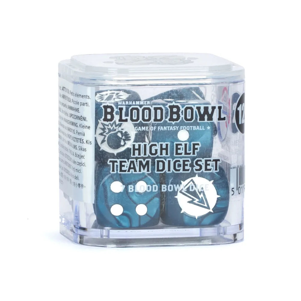 Over the Brick – Blood Bowl - High Elf Team Dice