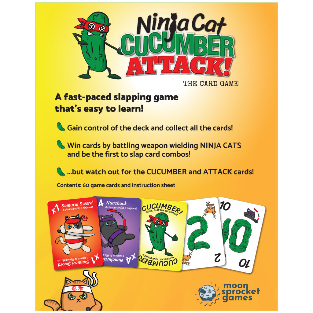 Over the Brick – Ninja Cat Cucumber Attack!