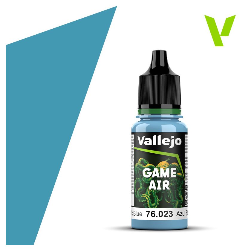 Over the Brick – Vallejo Game Air: Electric Blue (18ml)