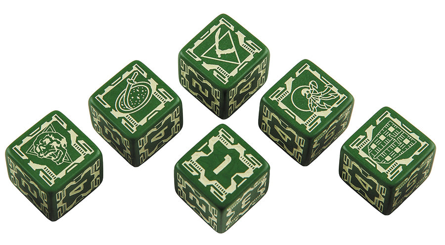 Over the Brick – Battletech: House Liao D6 Dice Set (Set of 6)