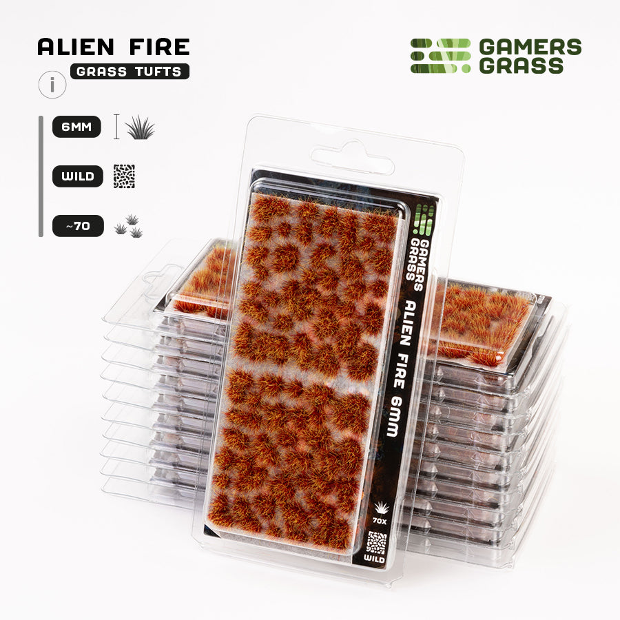 Over the Brick – GamersGrass: Alien - Alien Fire Tuft (6mm)