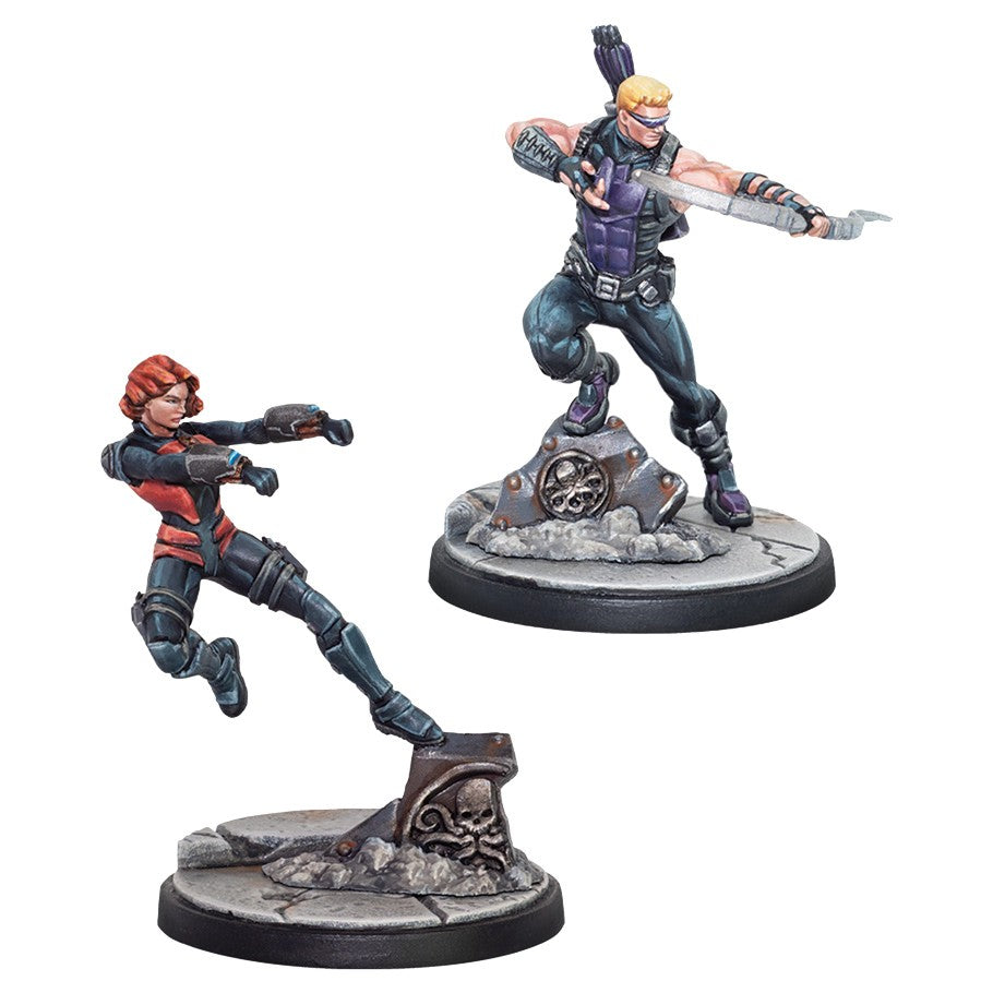 Over the Brick – Marvel Crisis Protocol - Hawkeye & Black Widow