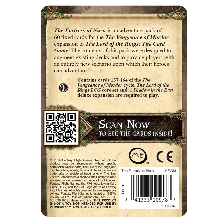 Over the Brick – The Lord of the Rings: The Card Game - The Fortress of ...