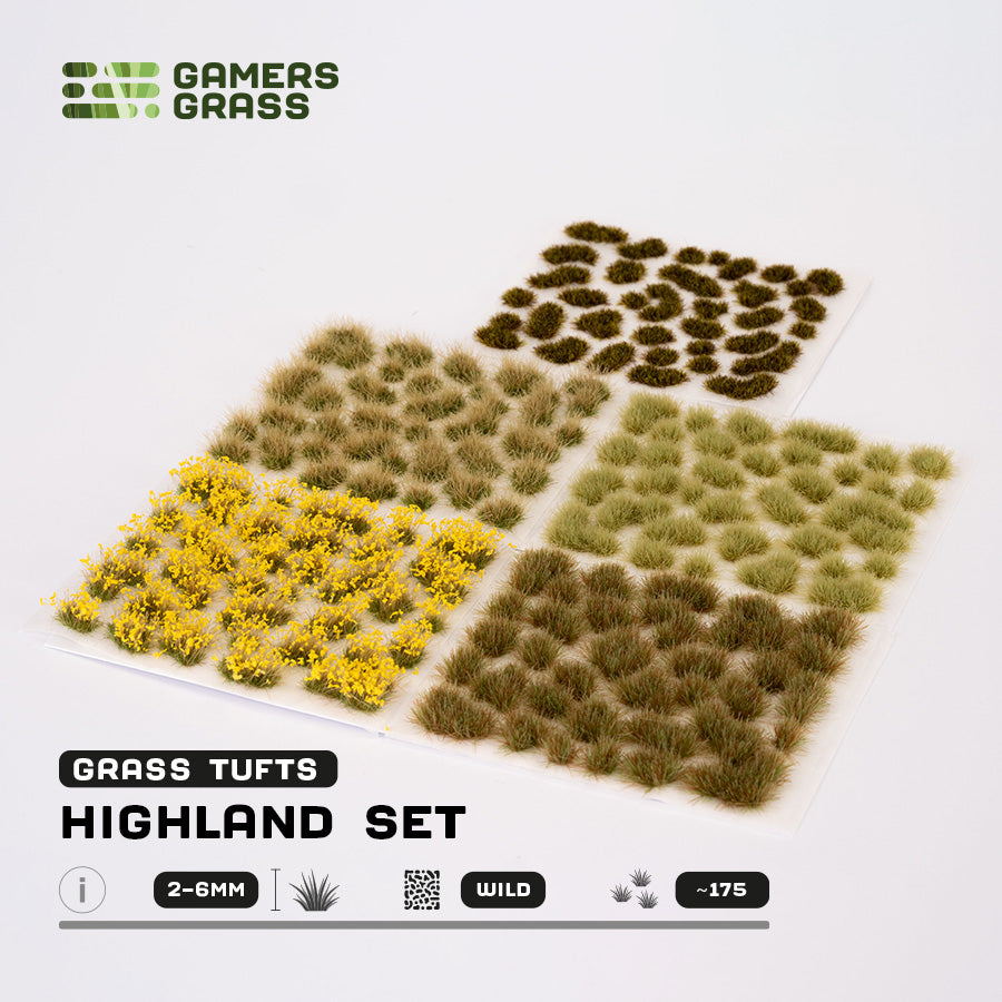Over the Brick – GamersGrass: Tuft Sets - Highland Tuft Set